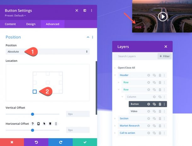 How To Create A Sticky Promo Video With A Showhide Toggle In Divi