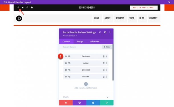 Get a FREE Header and Footer for Divi's Bike Repair Layout Pack
