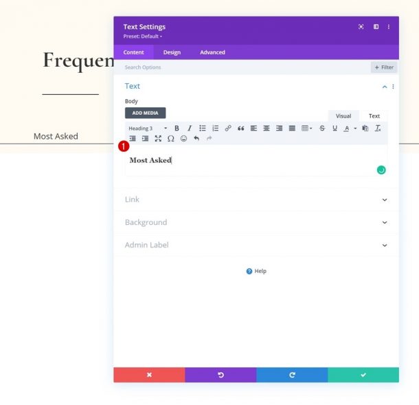 How to Structure Your FAQ with Custom Tabs in Divi