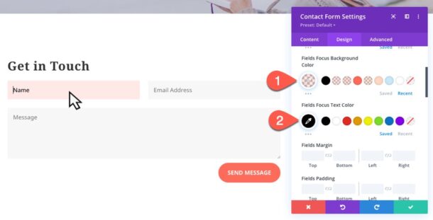 How to Add CSS Focus State Styling to Elements When Filling Out a Divi Form