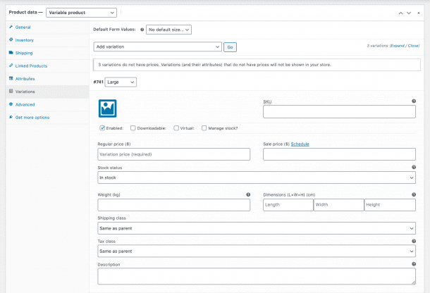 How To Display Product Variations In Woocommerce