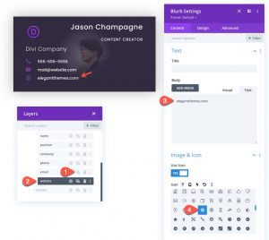 How to Design Business Cards with Flip Animation on Click to Showcase ...
