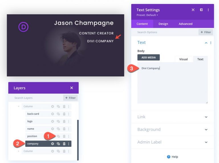 How to Design Business Cards with Flip Animation on Click to Showcase ...