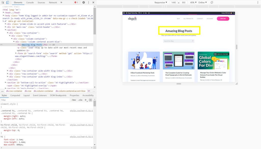 How to Use Your Browser's Inspect Element Tool