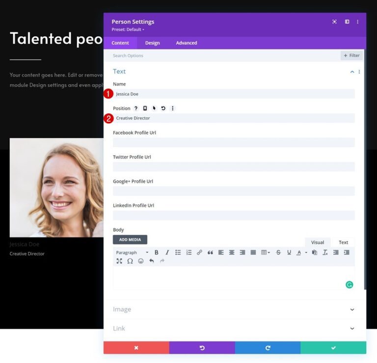 How to Add Hover Social Icons to Team Member Images with Divi