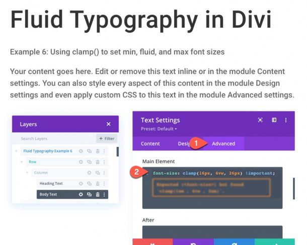 The Complete Guide for Creating Fluid Typography in Divi (6 Methods)