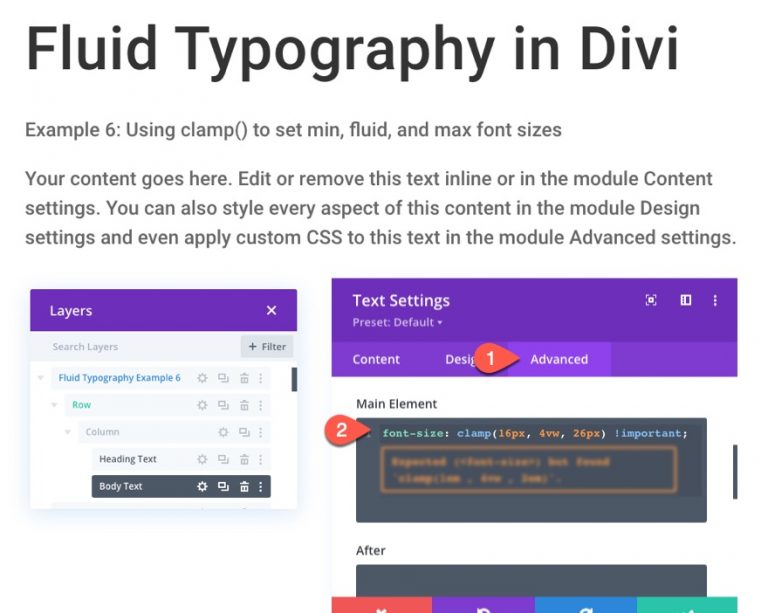 The Complete Guide for Creating Fluid Typography in Divi (6 Methods)
