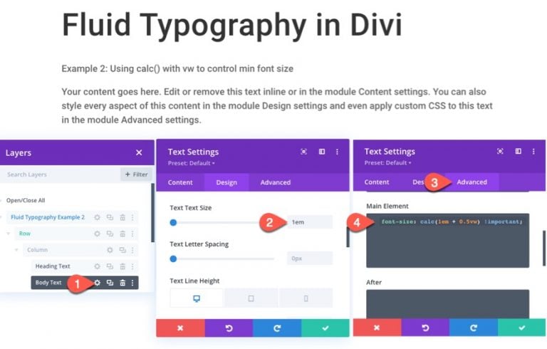 The Complete Guide for Creating Fluid Typography in Divi (6 Methods)