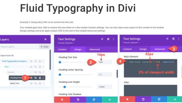 The Complete Guide for Creating Fluid Typography in Divi (6 Methods)