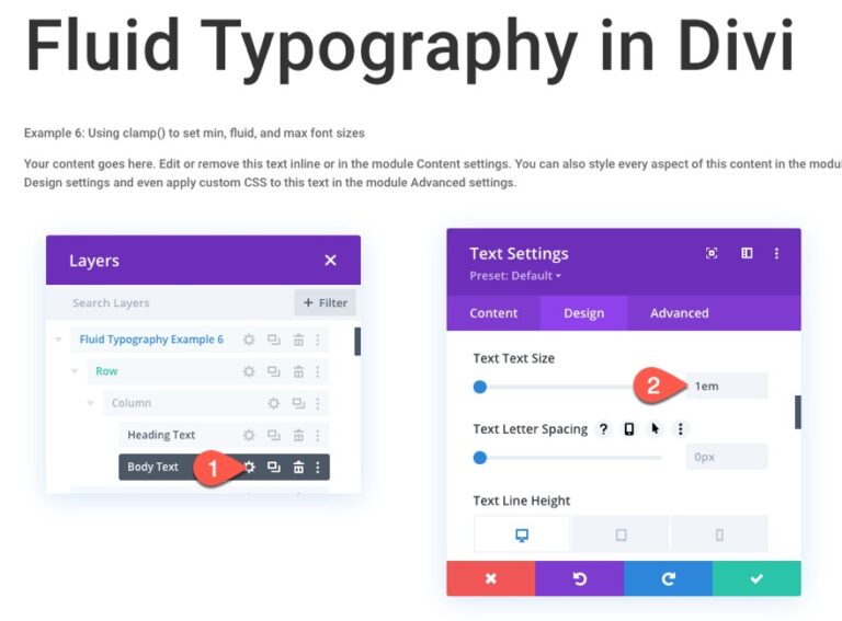 The Complete Guide for Creating Fluid Typography in Divi (6 Methods)