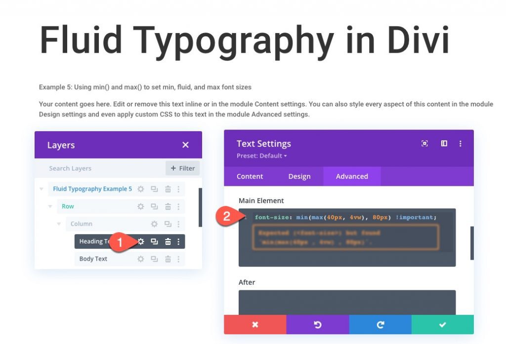 The Complete Guide for Creating Fluid Typography in Divi (6 Methods)