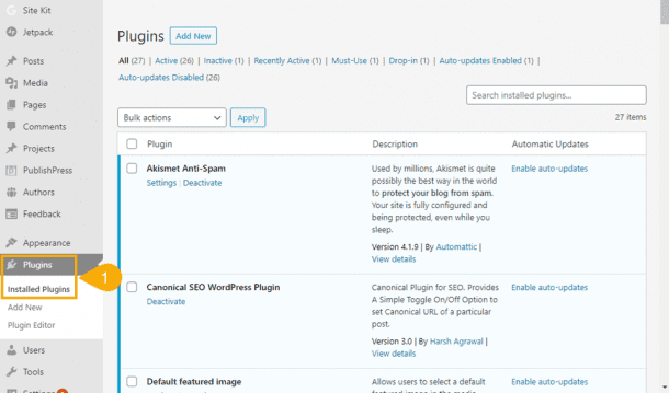 How To Disable Deactivate Wordpress Plugins 3 Methods