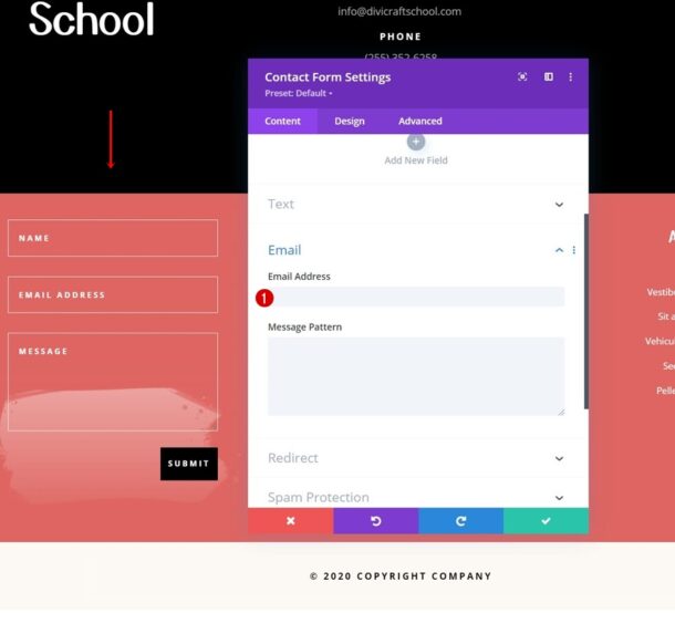Download a FREE Header & Footer for Divi's Craft School Layout Pack