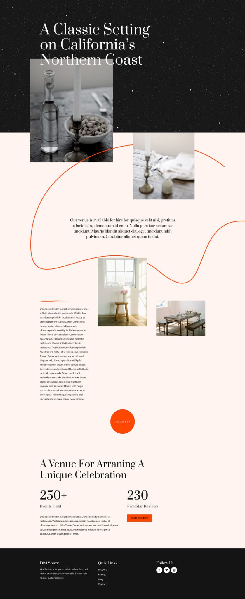 Get a FREE Event Venue Layout Pack for Divi