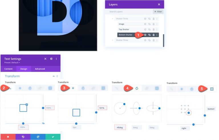 How to Create an Image Overlay with Split Text Shutter Animation ...