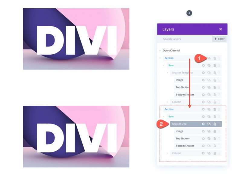 How to Create an Image Overlay with Split Text Shutter Animation ...