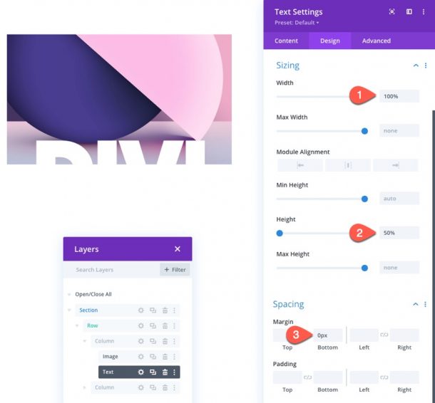 How to Create an Image Overlay with Split Text Shutter Animation Designs in Divi