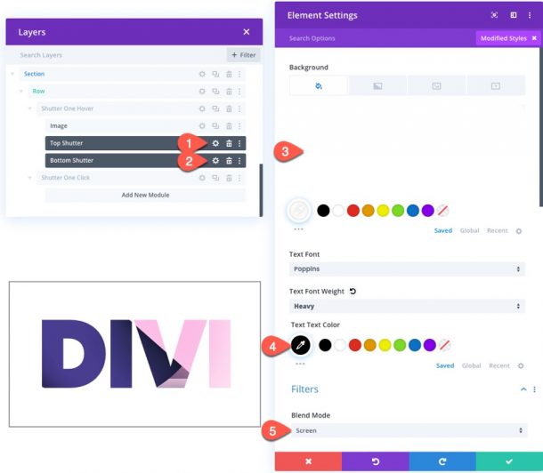 How to Create an Image Overlay with Split Text Shutter Animation ...
