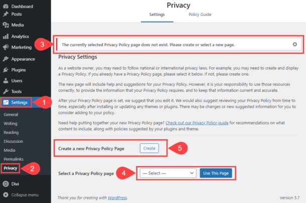 How to Configure your WordPress Privacy Settings