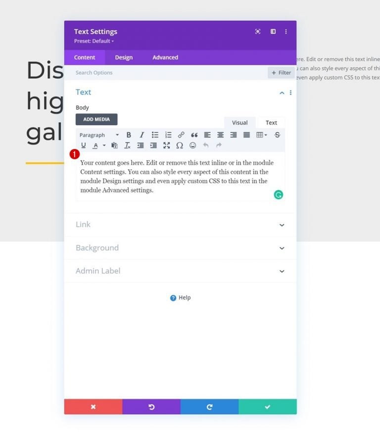 How to Slide-Down Reveal Your Gallery Image's Title & Caption with Divi
