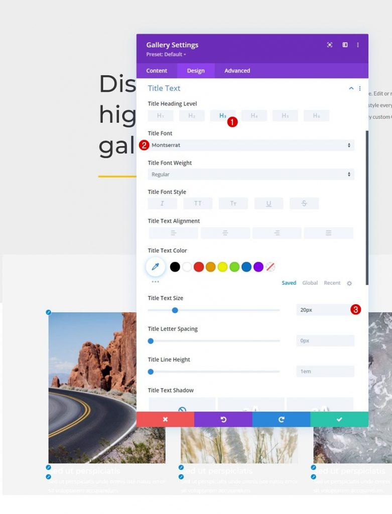 How to Slide-Down Reveal Your Gallery Image's Title & Caption with Divi