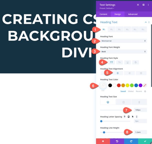 How To Design Css Text Backgrounds In Divi Using Background Clip