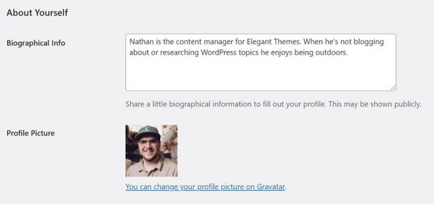 How to Find and Edit the WordPress User Profile