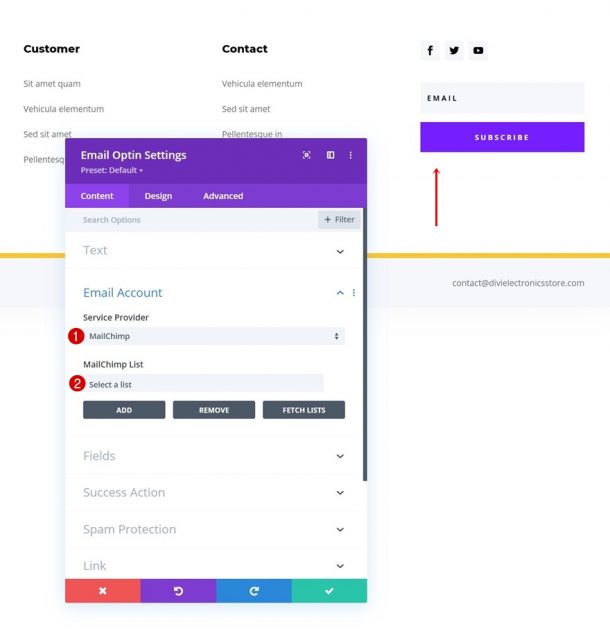 Download a FREE Header & Footer for Divi's Electronics Store Layout Pack
