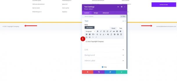 Download a FREE Header & Footer for Divi's Electronics Store Layout Pack