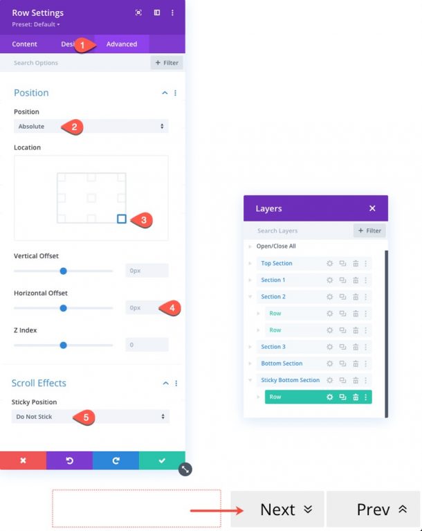 How to Add Sticky Page Navigation Links (Next, Previous, First, Last) to Divi Sections | Elegant ...