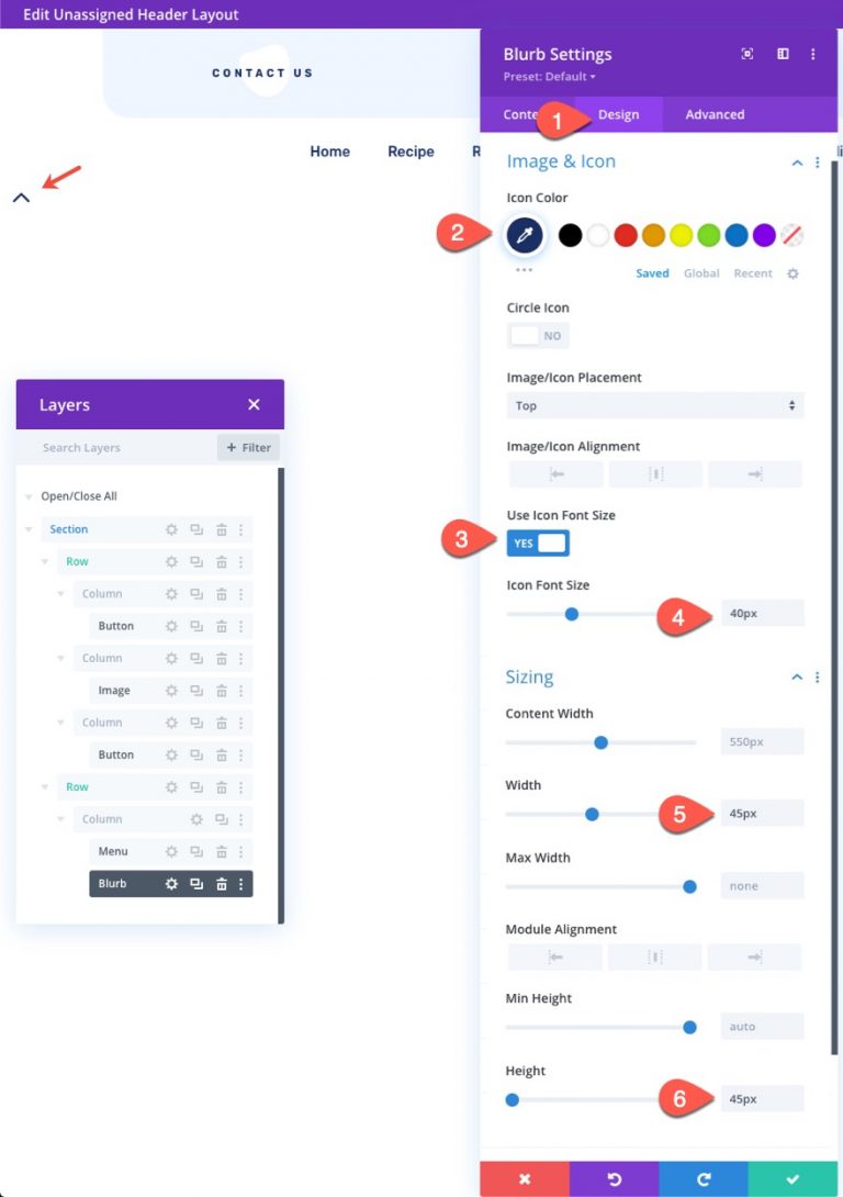 How to Create a Toggle Tab for a Sticky Header in Divi