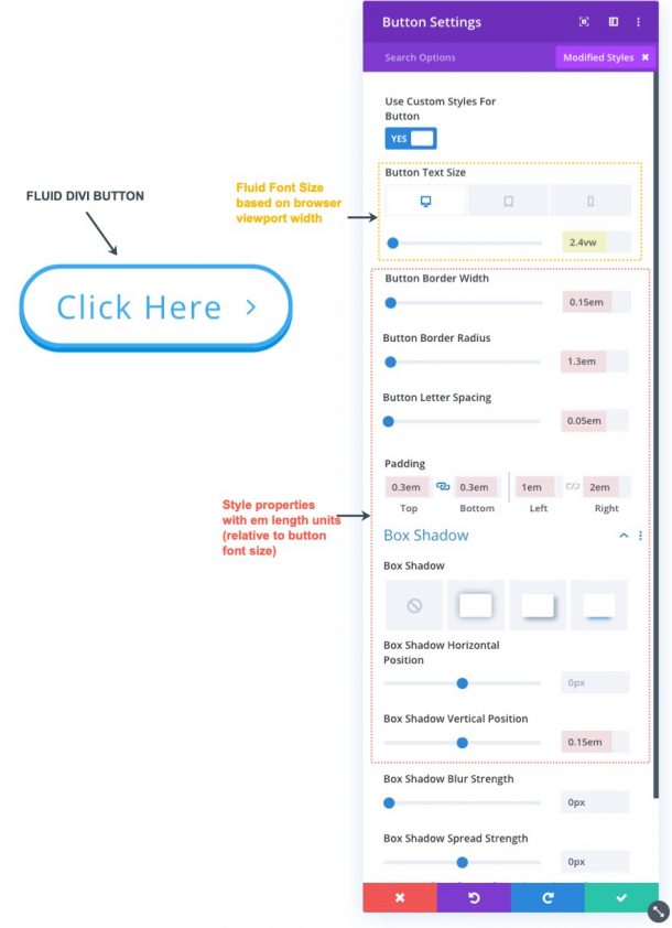A Complete Guide for Creating Fluid Button Designs in Divi