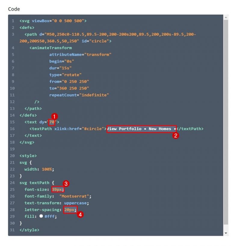 How to Add a Circle Text Path SVG Animation to Your Divi Design