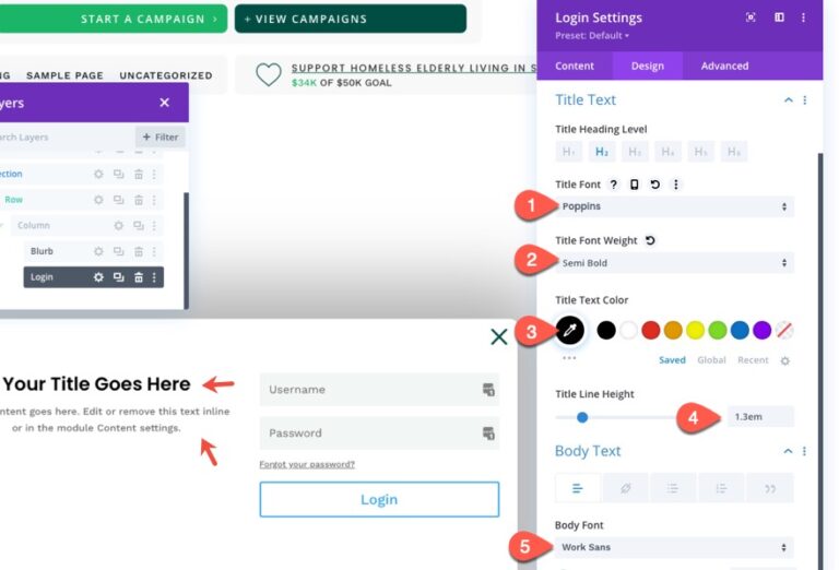 How to Create a Popup Login Form with Login/Logout Buttons in Divi