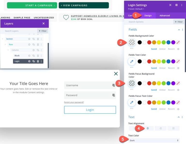 How to Create a Popup Login Form with Login/Logout Buttons in Divi