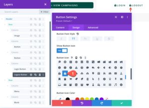 How to Create a Popup Login Form with Login/Logout Buttons in Divi