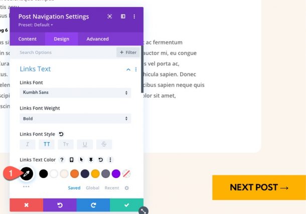 How to Create a Sticky Post Navigation Bar in Divi