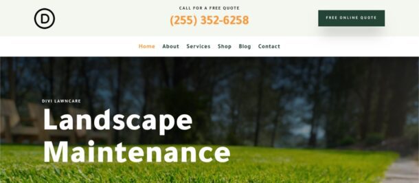 Download a FREE Header and Footer Template for Divi's Landscape ...