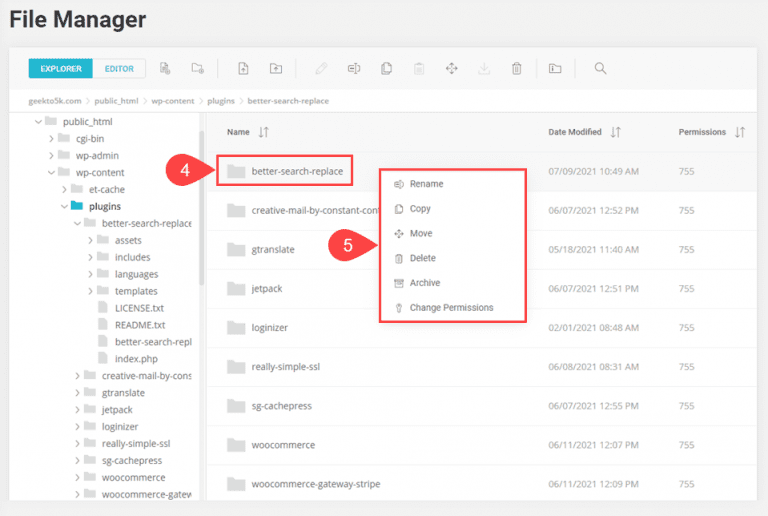 How To Fix The Destination Folder Already Exists In Wordpress