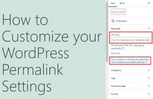 How to Configure your WordPress Permalink Settings
