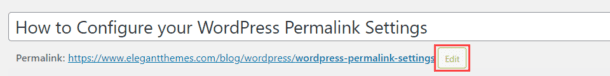 How to Configure your WordPress Permalink Settings
