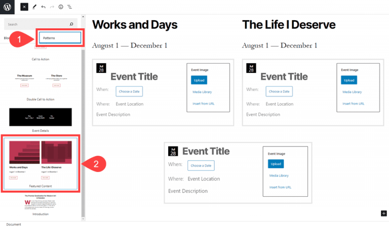 How to Use the WordPress Event Block by Automattic