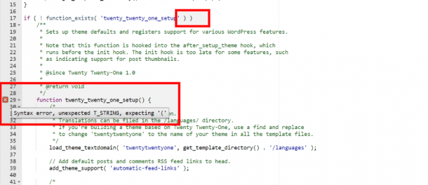 Cách Khắc Phục Lỗi “parse Error Syntax Error Unexpected” Trong Wordpress