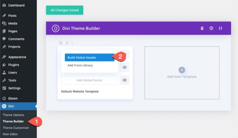 How to add CSS Backdrop Filter Effects to a Sticky Header in Divi