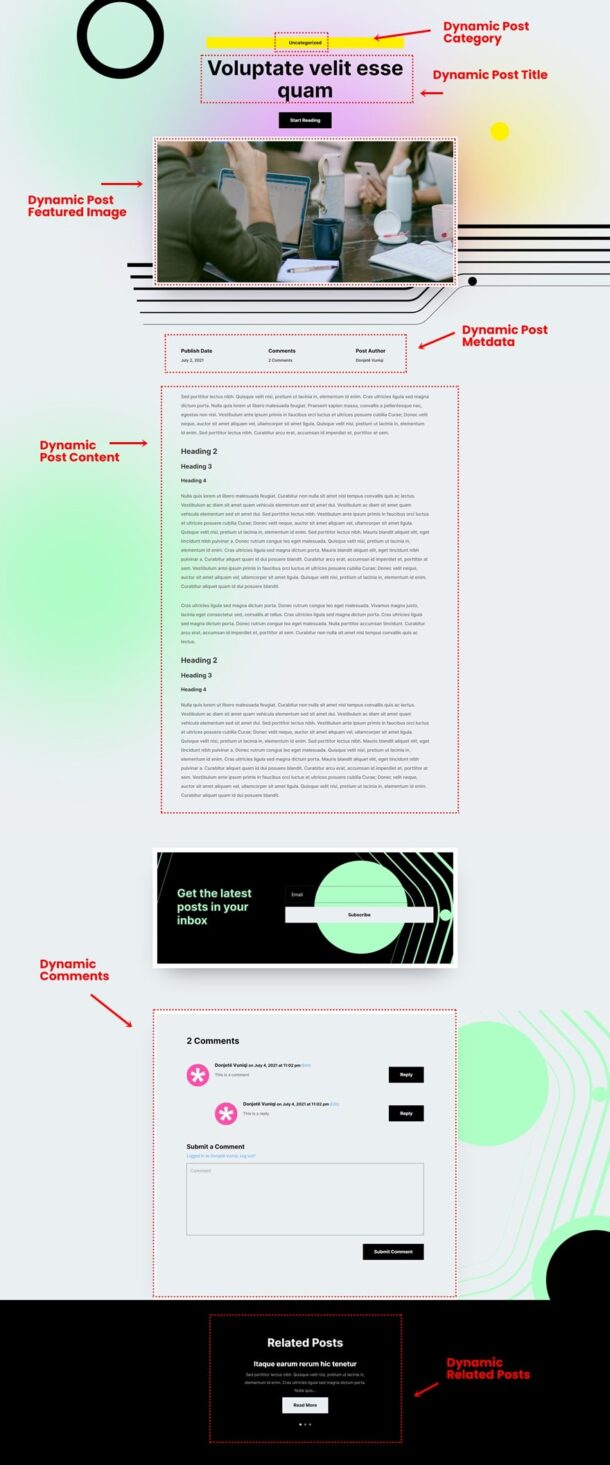 Download a FREE Blog Post Template for Divi's Social Media Consultant ...
