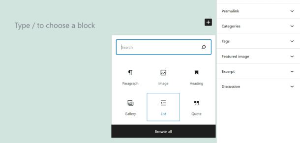 How to Use the WordPress List Block