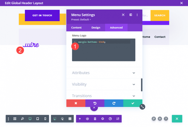 How to Create a Divi Overlapping Logo