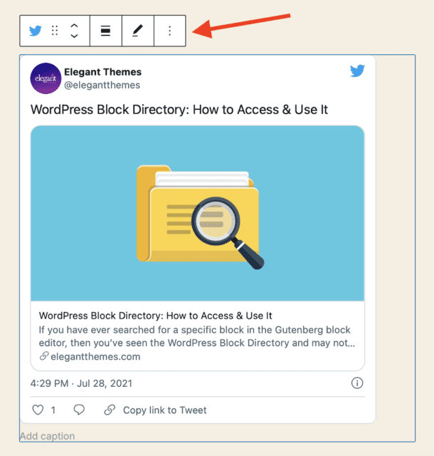 How to Use the WordPress Twitter Embed Block