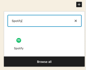 How to Use the WordPress Spotify Embed Block