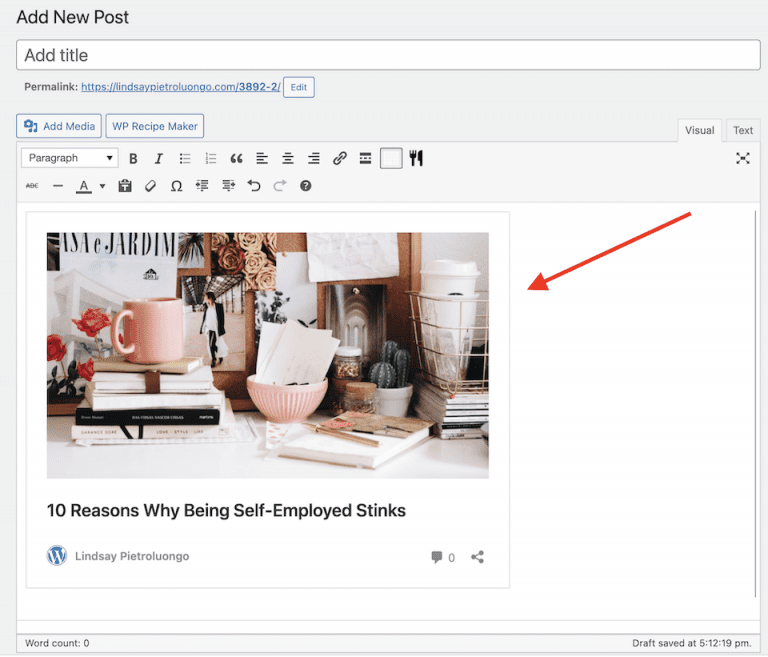 How to Use the WordPress Embed Block